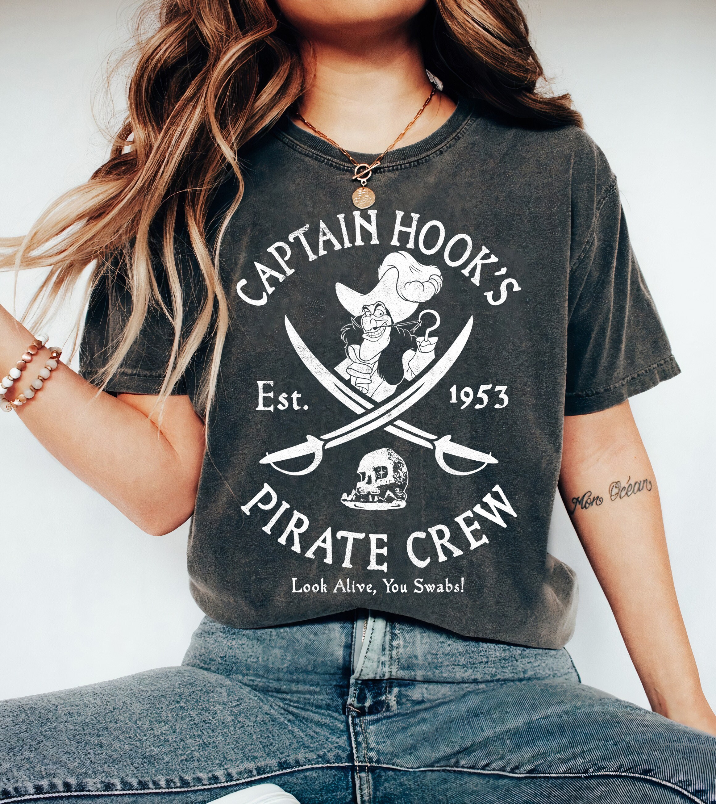 Disney Villains Captain Hook Pirate Crew Est 1953 Shirt, Pet | Inspire ...