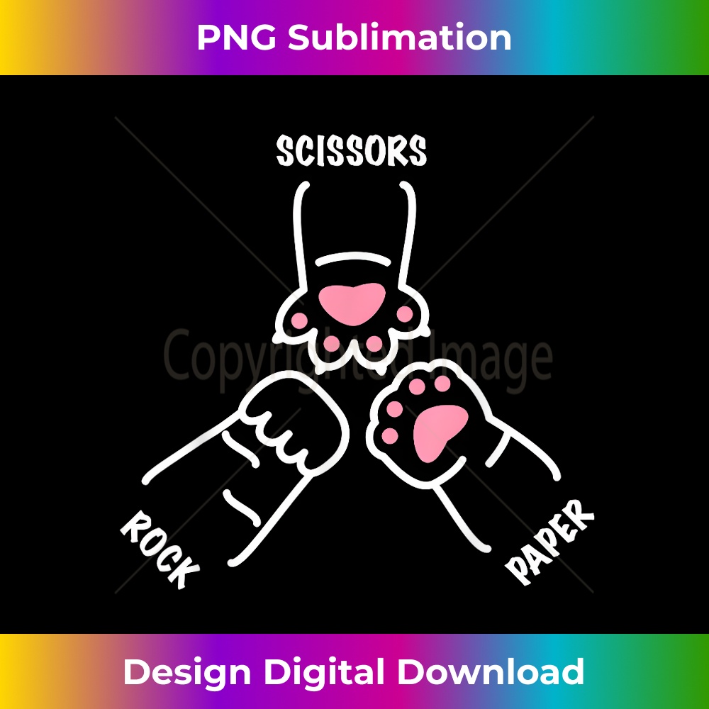 Funny Cat Cute Rock Paper Scissors Cat Pa - Contemporary PNG | Inspire ...