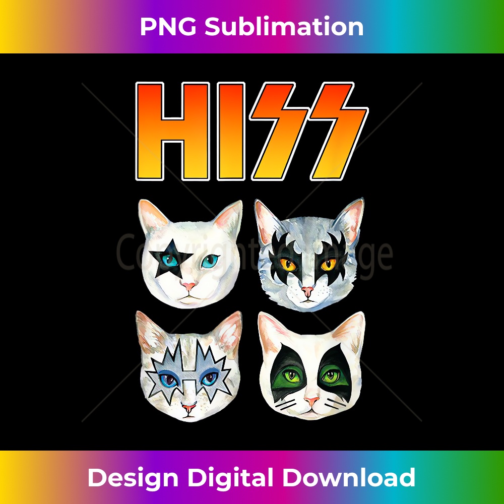HISS Cat Kitten Meow Rocker Parody Band Funny Cat L - Bespok | Inspire ...