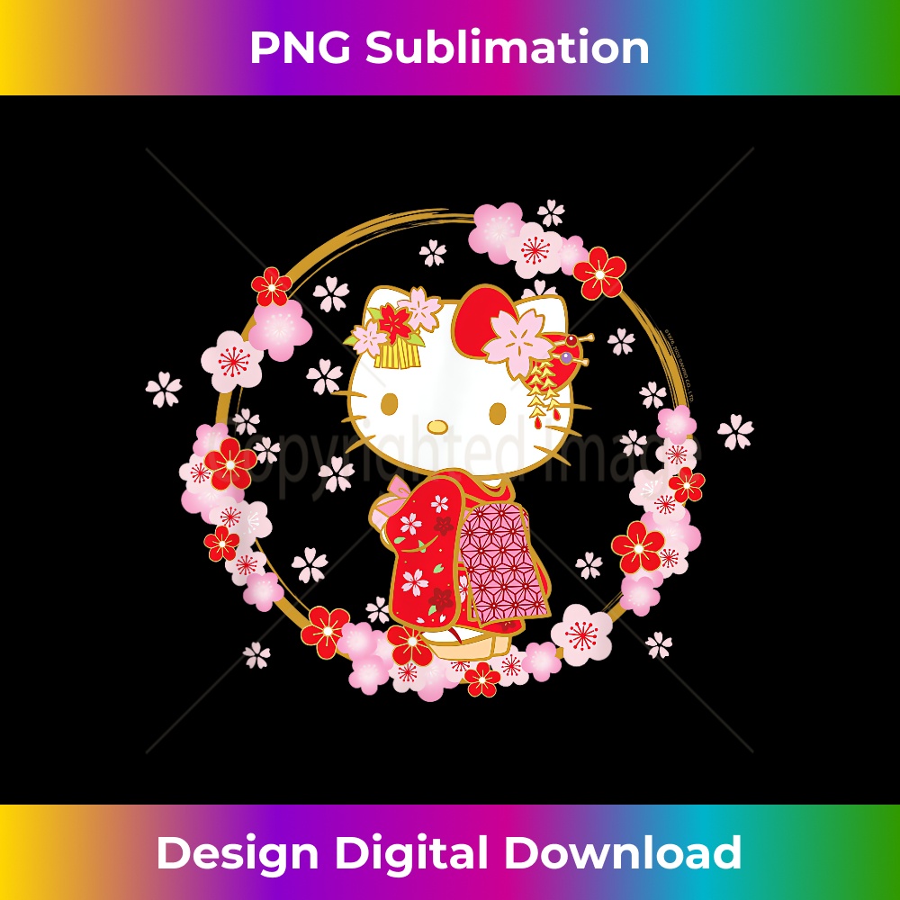 Hello Kitty Sakura Spri - Classic Sublimation PNG File - Spa | Inspire Uplift