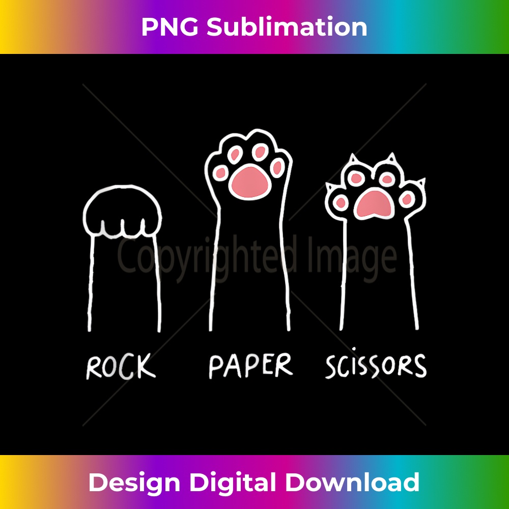 rock paper scissors cat paws Tank - Classic Sublimation PNG | Inspire ...