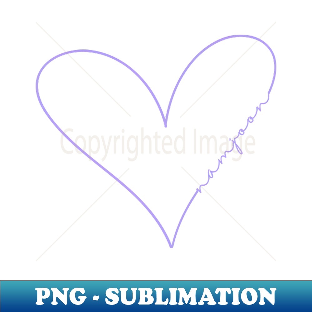 Namjoon heart - RM of BTS - Exclusive PNG Sublimation Downlo | Inspire ...