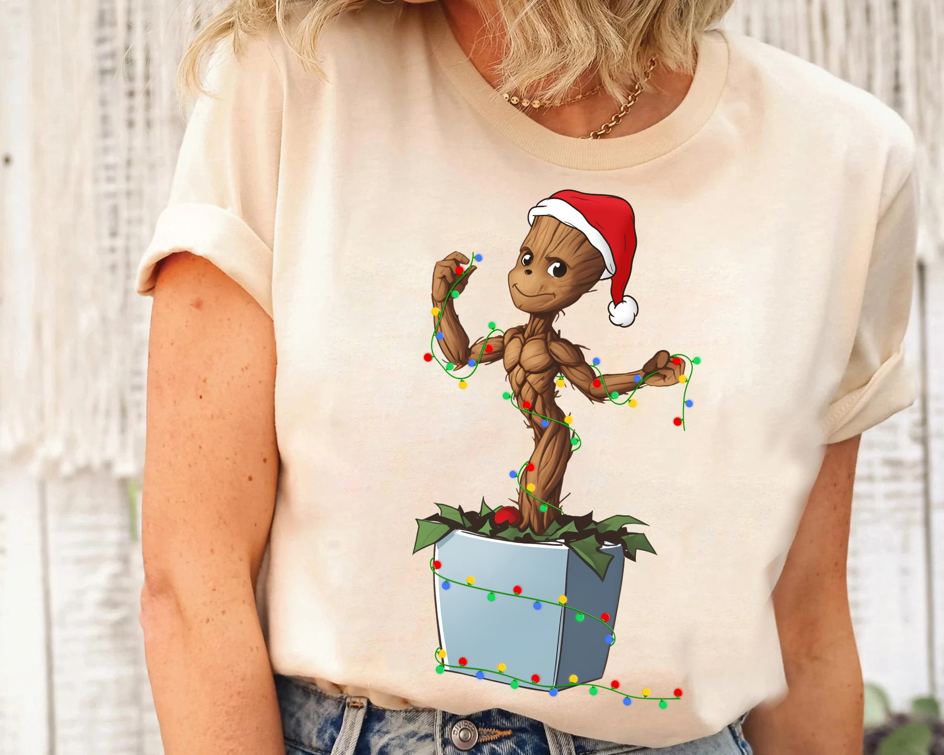 Marvel Guardians Of The Galaxy Santa Groot Christmas Lights | Inspire ...