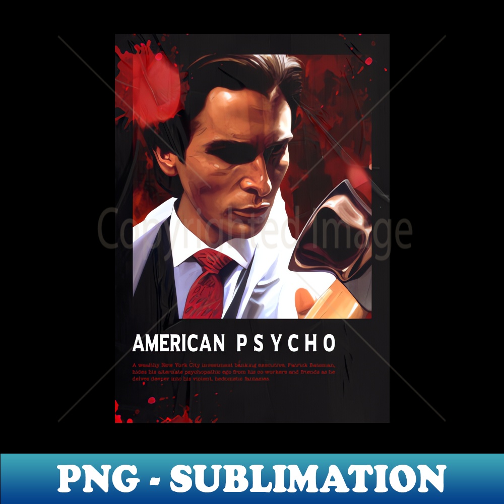 American Psycho - Signature Sublimation PNG File - Create wi | Inspire ...