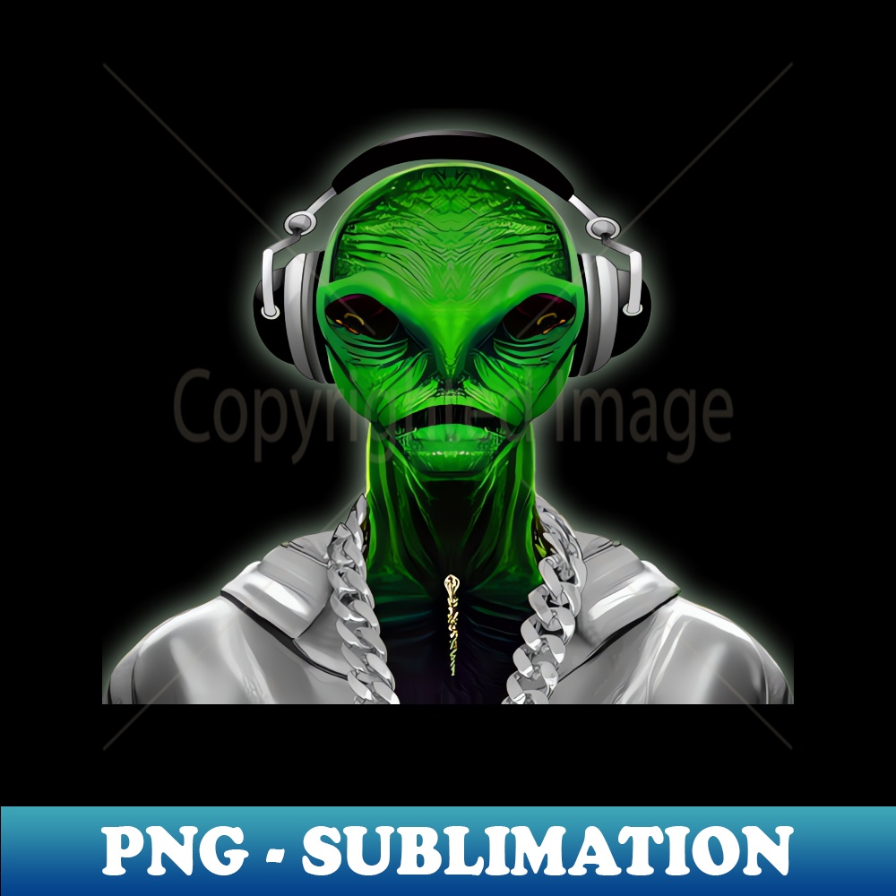 Hip hop Alien - Humanized - Premium Sublimation Digital Down | Inspire ...