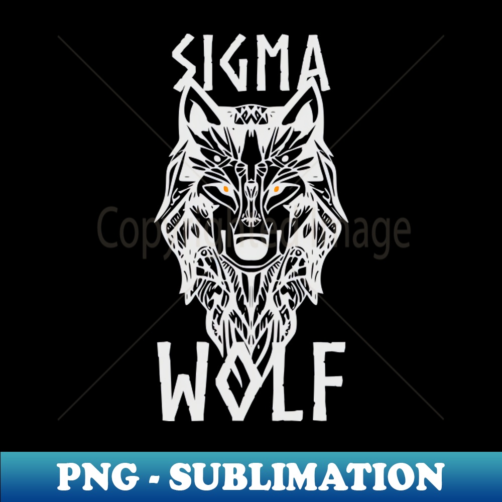 Sigma wolf - PNG Transparent Sublimation File - Bring Your D | Inspire ...