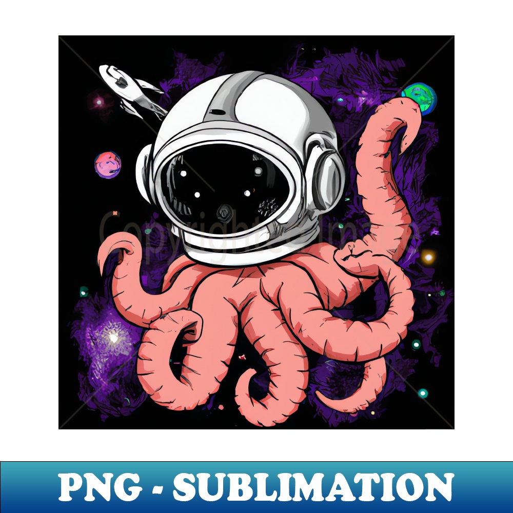 Octopus Astronaut Head - Professional Sublimation Digital Do | Inspire ...