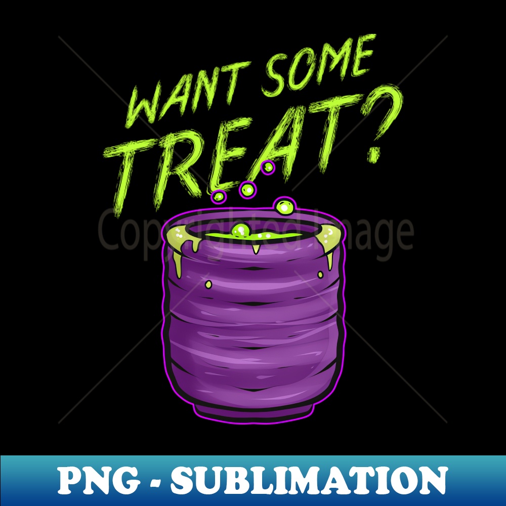 Want Some Treat Pot Of Green Witch Tea Slime Halloween - Sig | Inspire ...