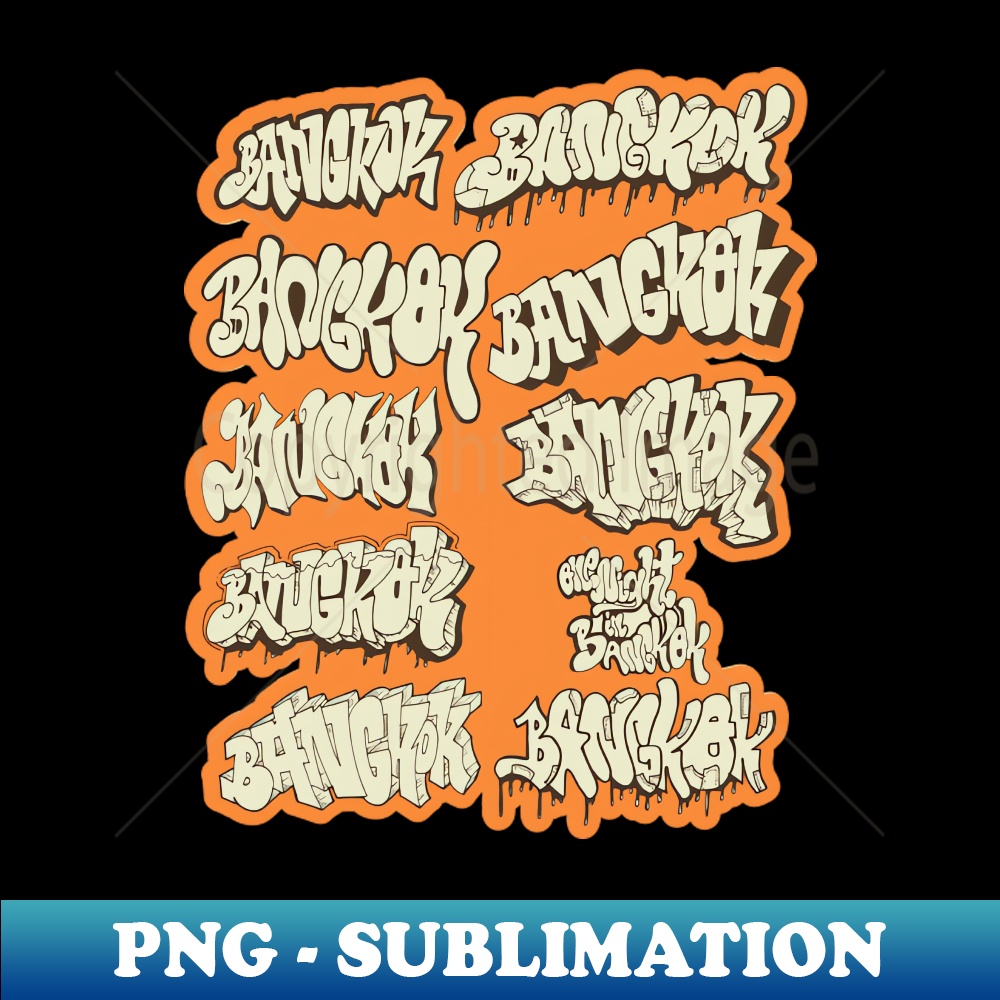 Bangkok Graffiti Wildstyle Pieces Bangkok - Premium PNG Subl - Inspire ...