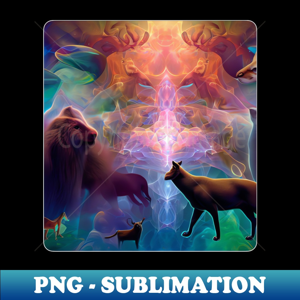 Animals in different state - Trendy Sublimation Digital Down | Inspire ...