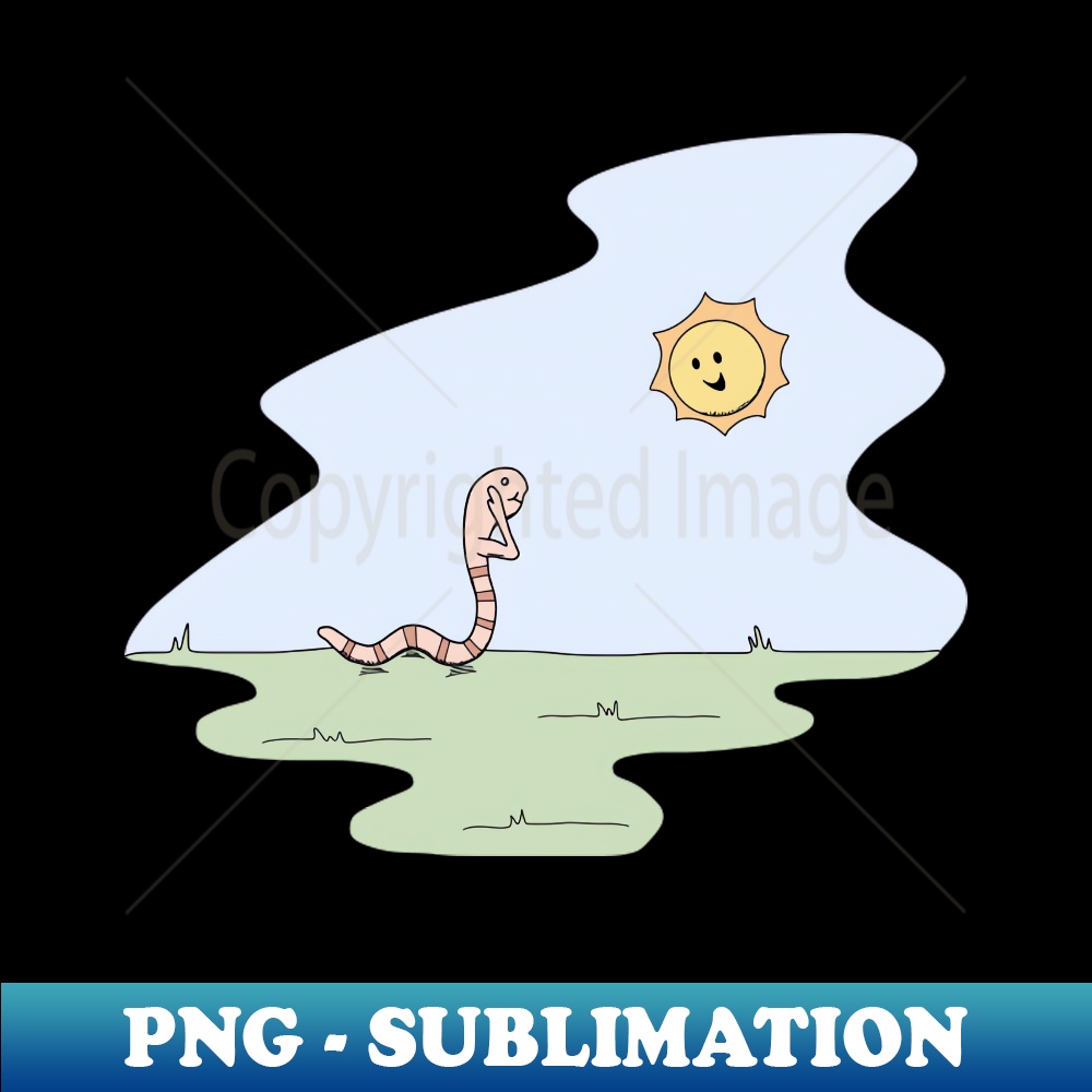 Worm Saluting the Sun Black Books - Unique Sublimation PNG D | Inspire ...