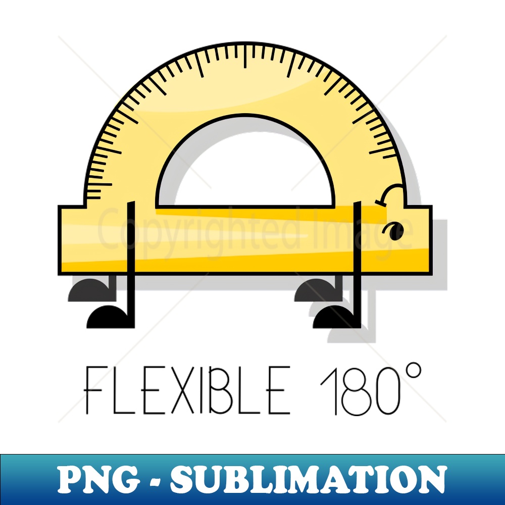 Flexible protractor cartoon drawing - Exclusive Sublimation - Inspire ...