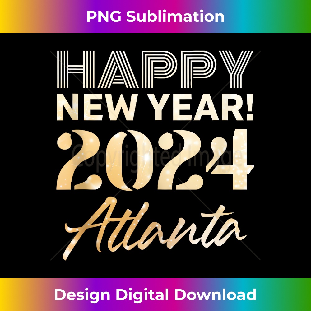 Happy New Year 2024 Atlanta Matching Group Tee Tank - Urban | Inspire ...