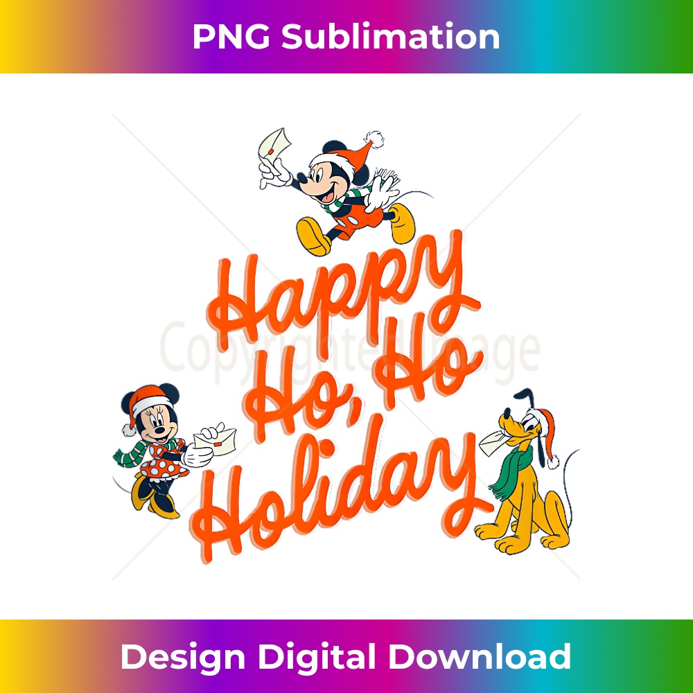 Disney Mickey And Friends Christmas Happy Ho Ho Holiday Logo | Inspire ...