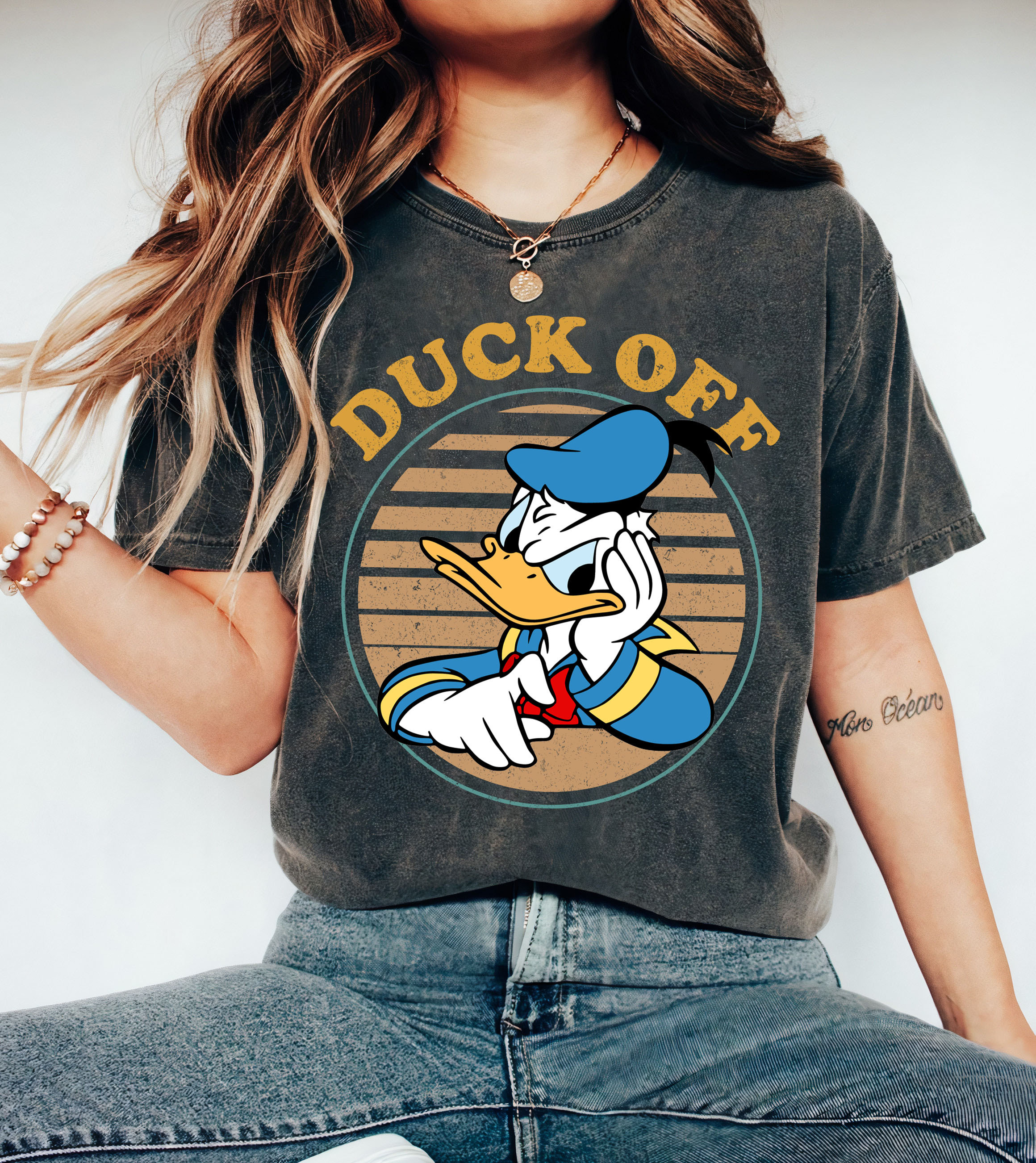 Vintage Disney Donald Duck Retro Duck Off Shirt, Retro Micke | Inspire ...