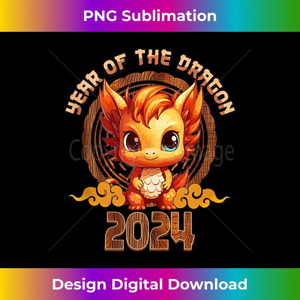 Happy New Year 2024 Dragon Year for Men, Women Kids Tank - S - Inspire ...