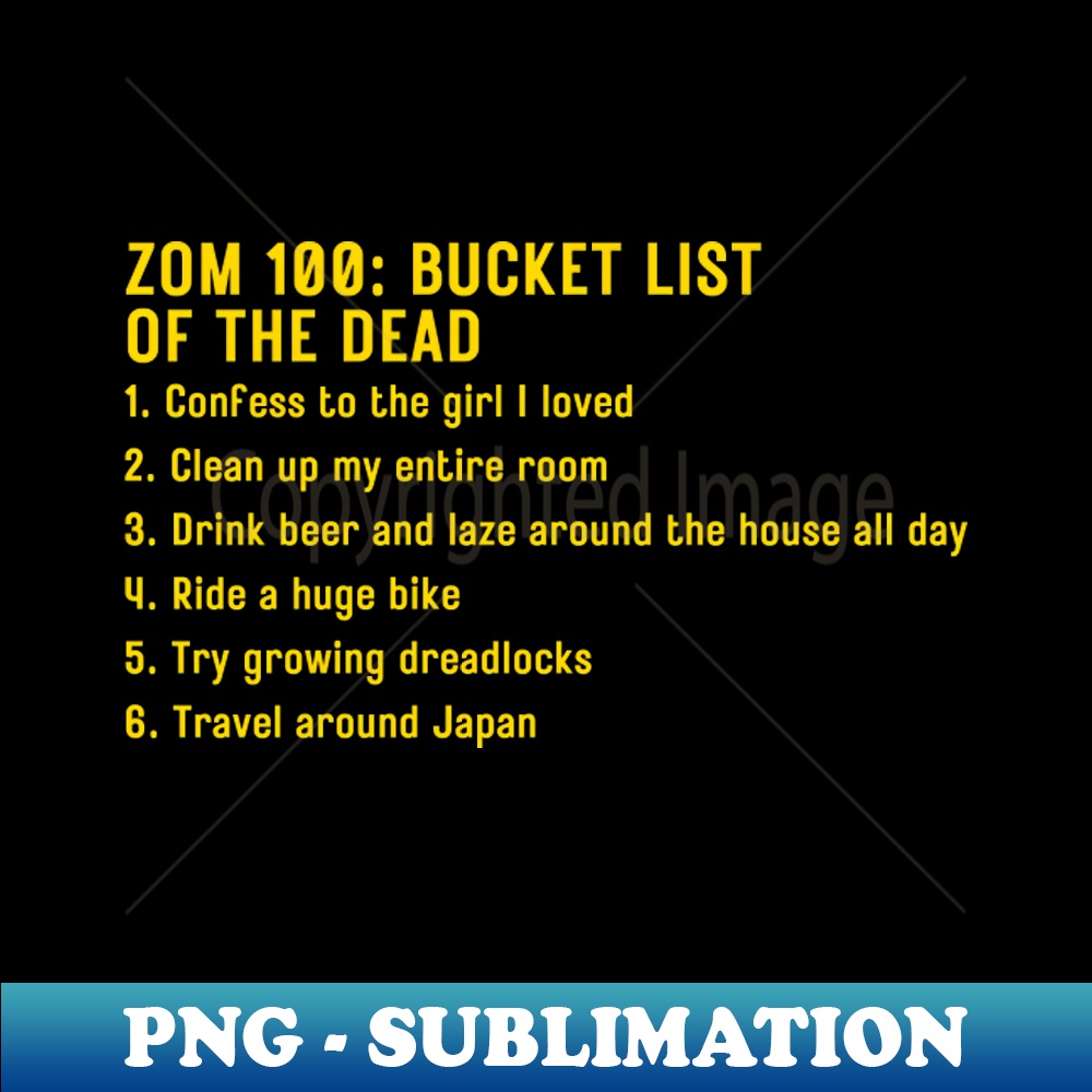 Zom 100 Bucket List of the Dead - Professional Sublimation D - Inspire ...