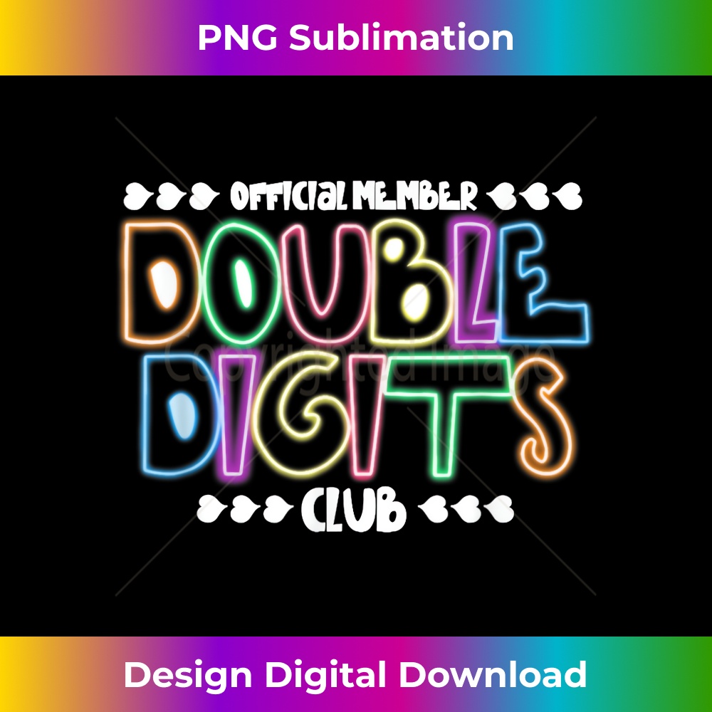 Official Member Double Digits Club S - Luxe Sublimation PNG | Inspire ...