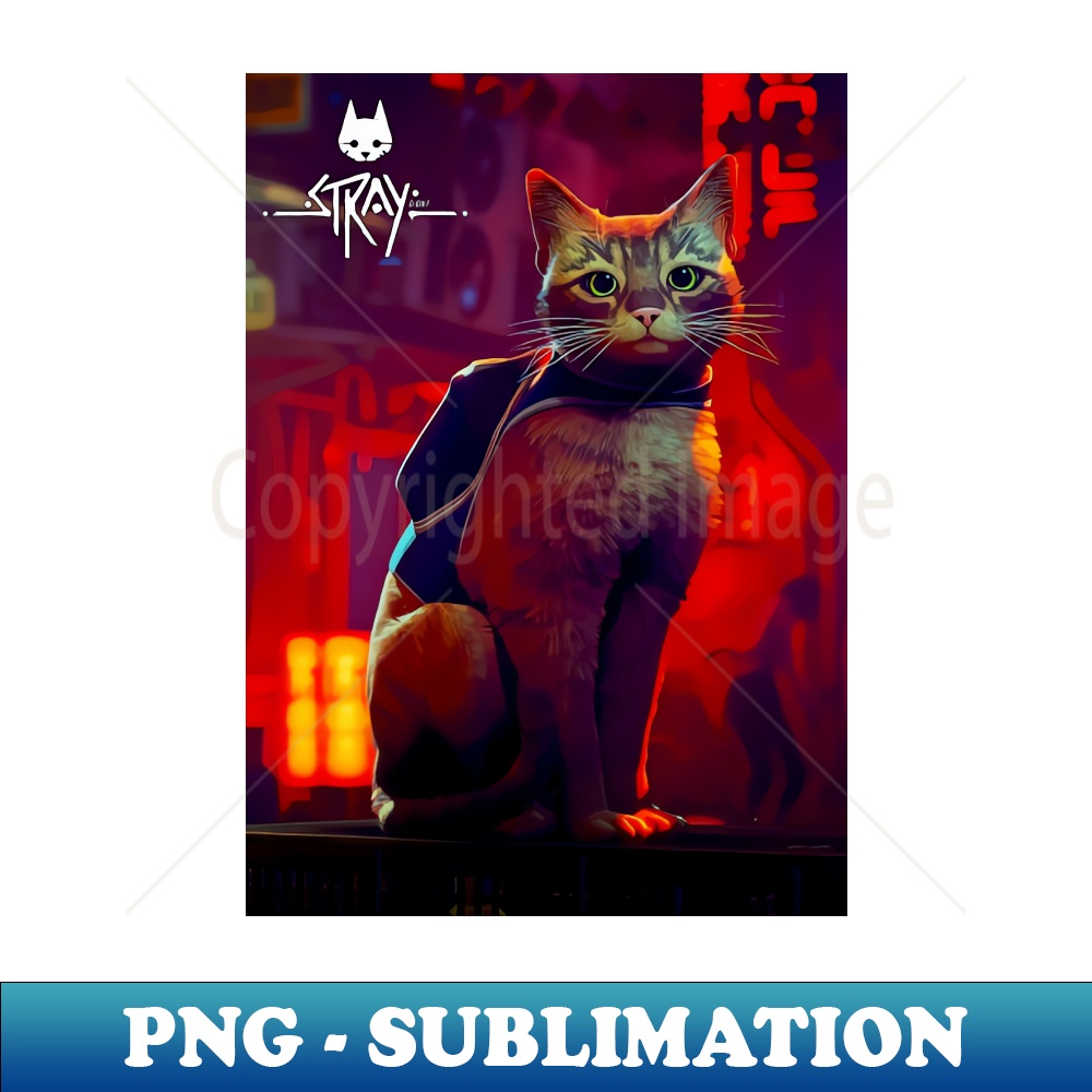 stray cat - PNG Transparent Digital Download File for Sublim - Inspire ...