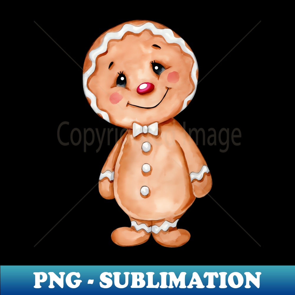Cute Gingerbread Boy - Aesthetic Sublimation Digital File - | Inspire ...