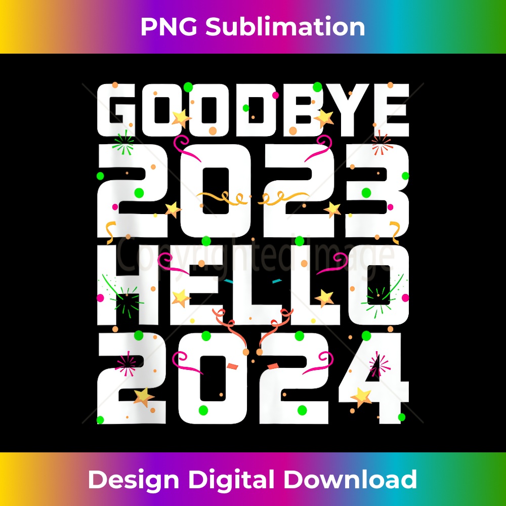 Goodbye 2023 Hello 2024 Happy New Year Outfit NYE Costume Ta | Inspire ...