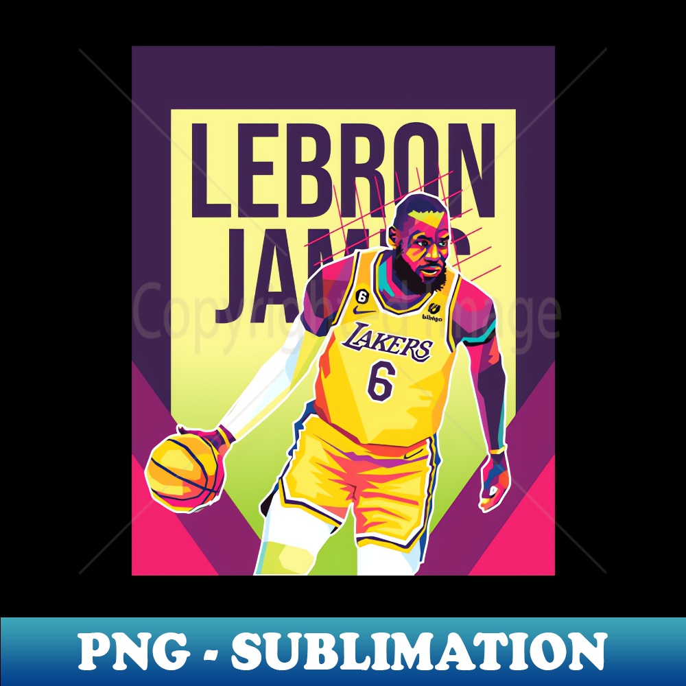 lebron james pop art - PNG Transparent Sublimation File - Ca | Inspire ...