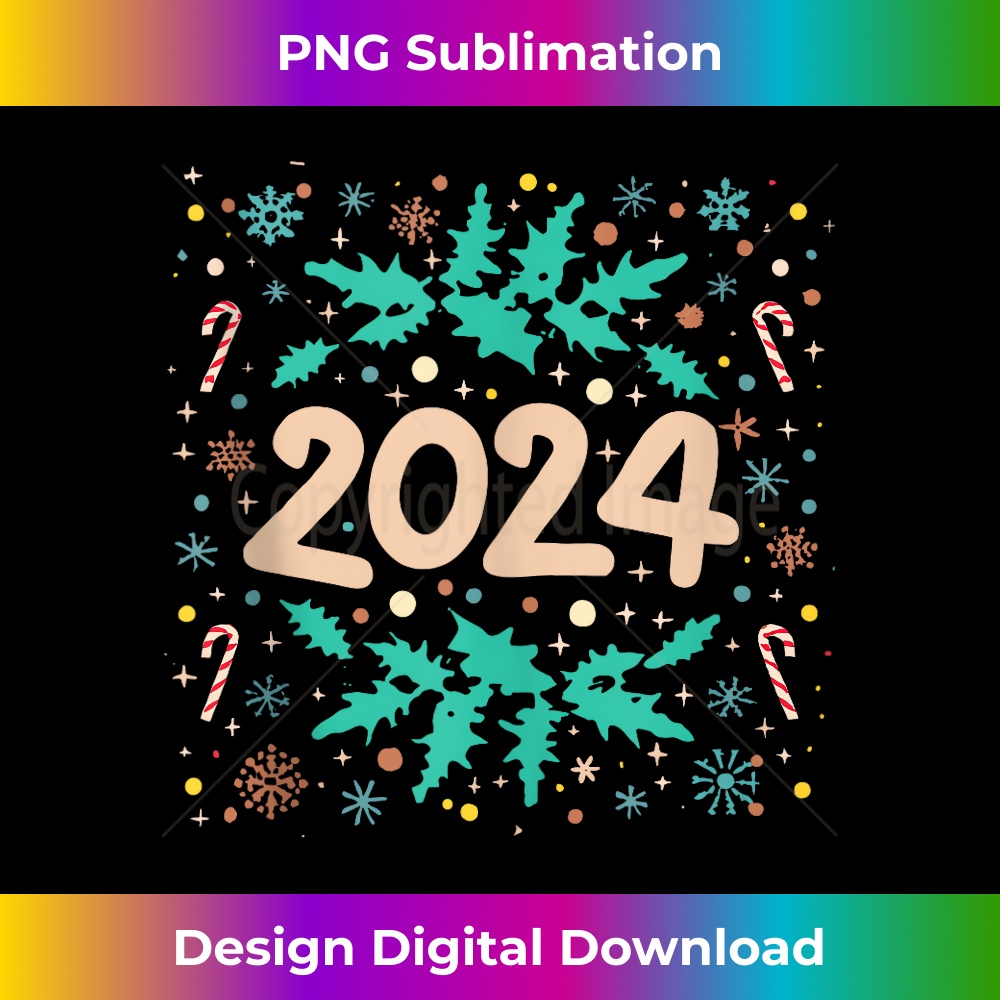 2024 Happy New Year 2024 Hello Funny Party Family Christmas - Inspire ...