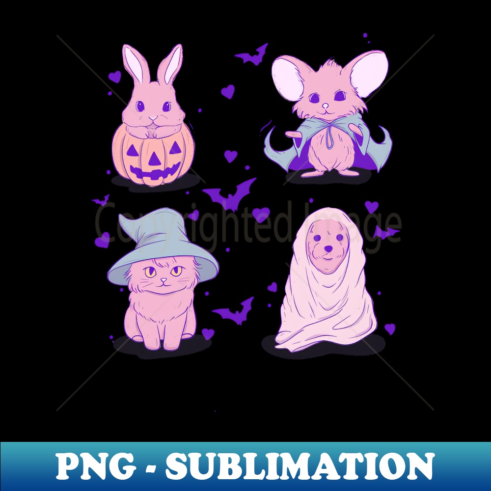 Spooky friends - High-Resolution PNG Sublimation File - Perf - Inspire ...
