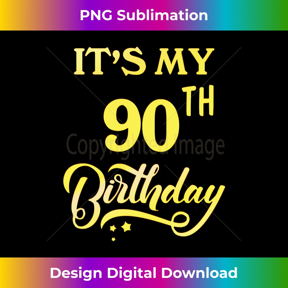 It's My 90th Birthday Tee 90 Years Old 90th Long Sleeve Long | Inspire ...
