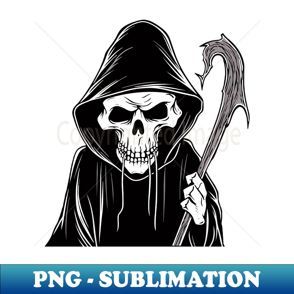 Kooky Halloween Icon Death Mans Bold Caricature Style - Inst | Inspire ...