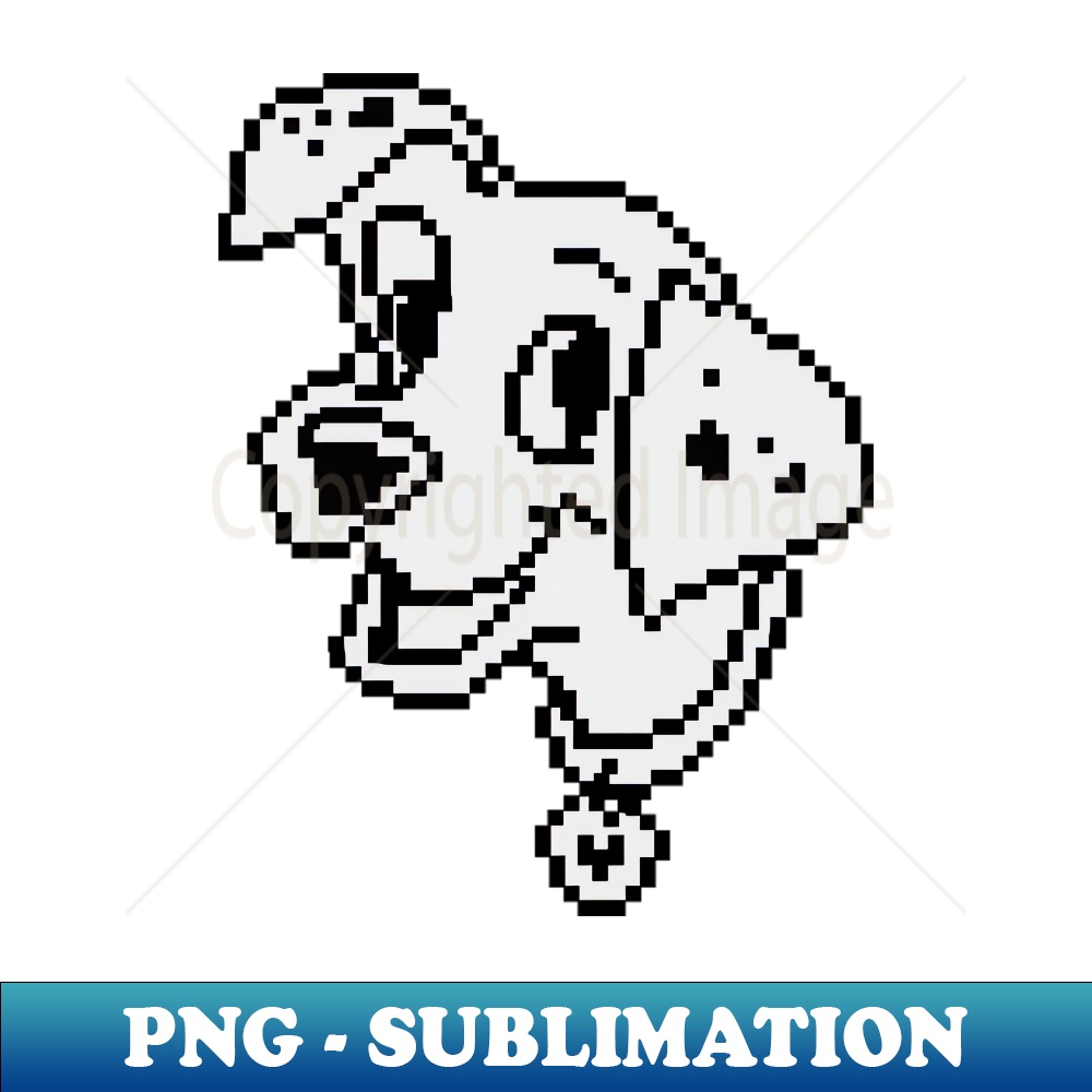 Dalmatian dog - pixel art - Creative Sublimation PNG Downloa | Inspire ...