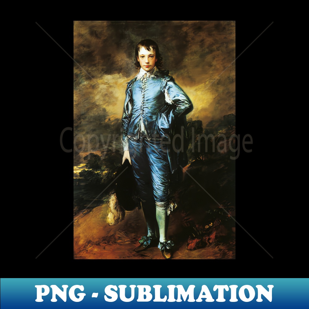 The Blue Boy Thomas Gainsborough - Signature Sublimation PNG | Inspire ...