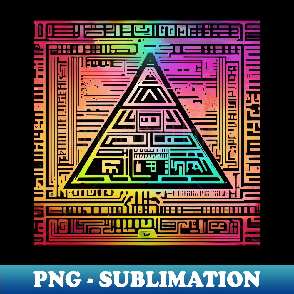 Psychedelic Pyramid and Hieroglyphs - Signature Sublimation - Inspire ...