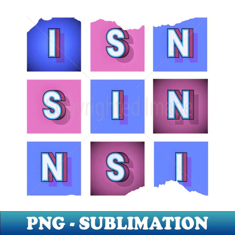 Sin - white letters in blue and red boxes tender paper - Exc | Inspire ...