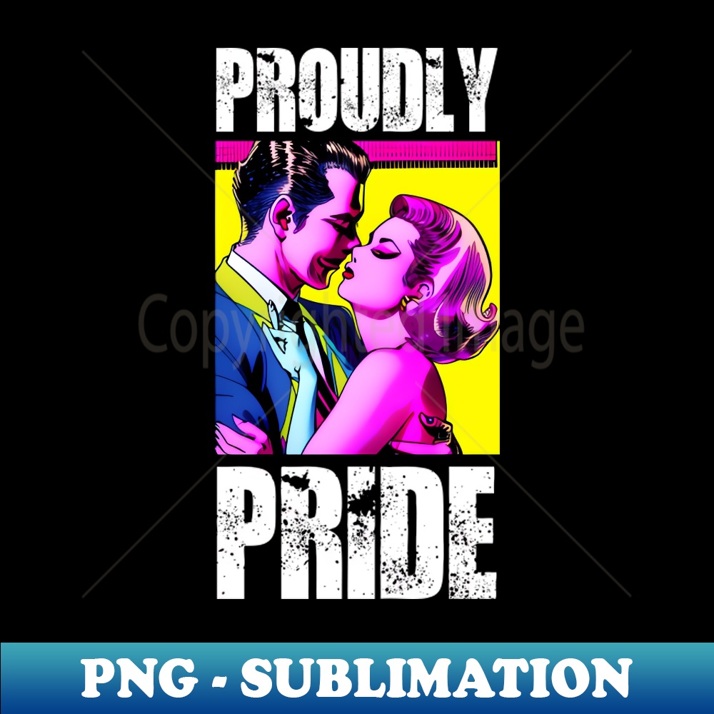 Proudly pride - High-Resolution PNG Sublimation File - Stunn - Inspire Uplift