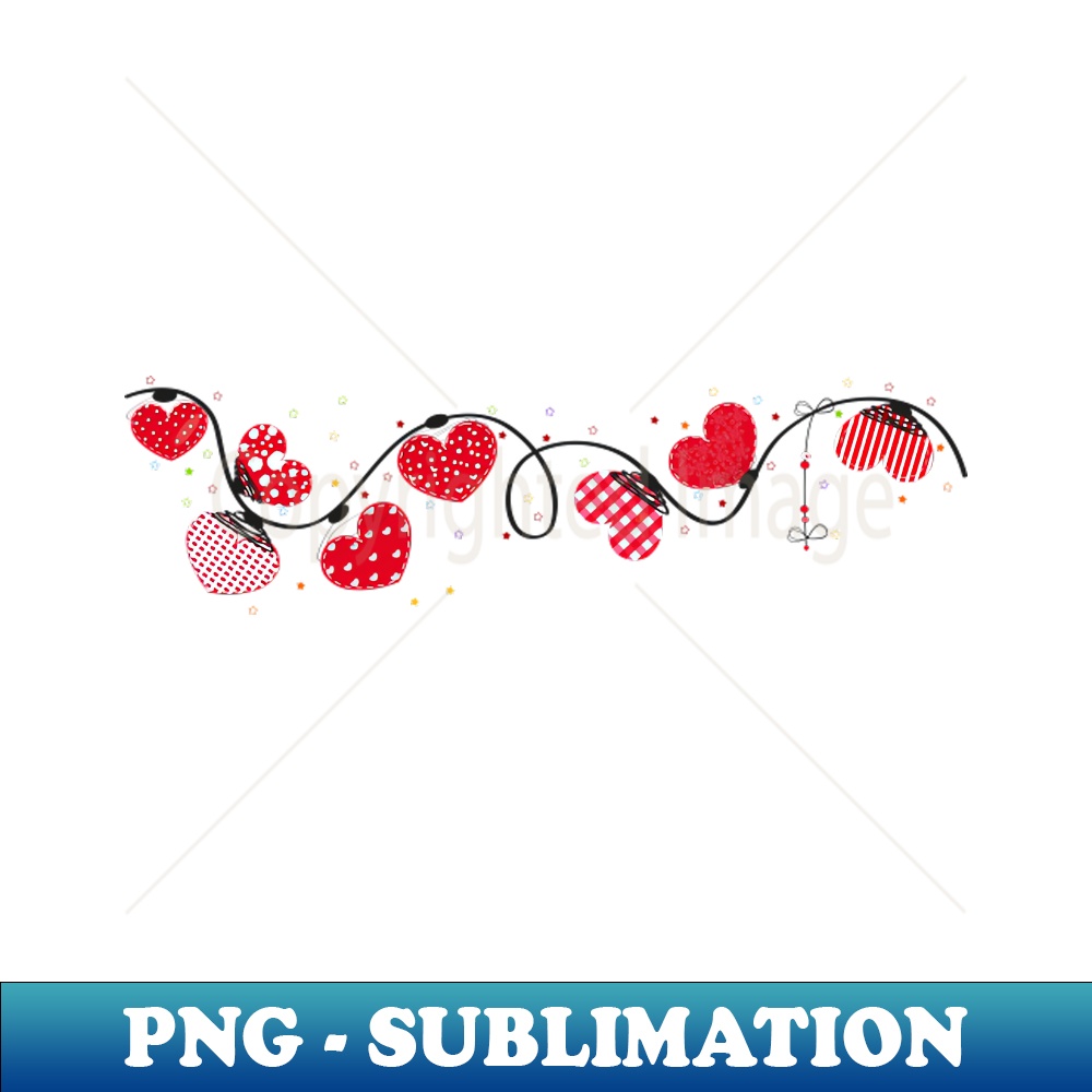 Hearts Valentines Day doodle hearts border design - Sublimat - Inspire ...
