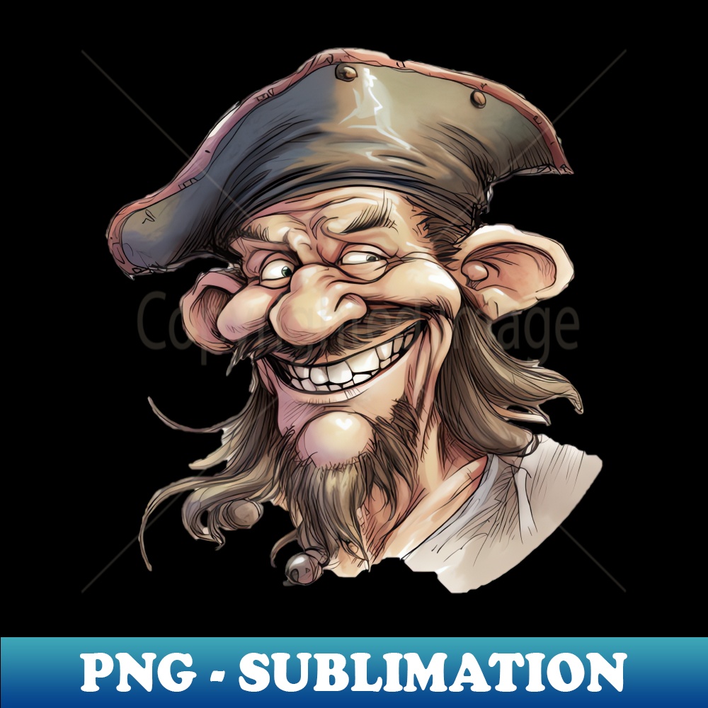 Skeptical Pirate Smile - Unique Sublimation PNG Download - R | Inspire ...