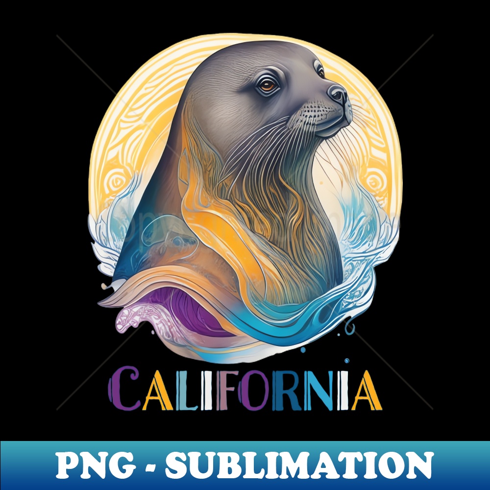 California Seal - Digital Sublimation Download File - Captur - Inspire ...