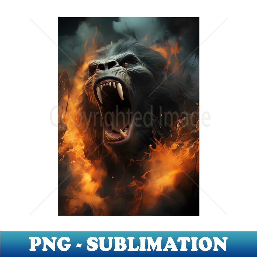 Gorilla Roar - Exclusive Sublimation Digital File - Spice Up - Inspire ...