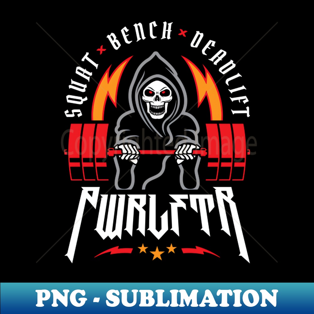 PWRLFTR Powerlifter - Squat Bench Deadlift Gym Reaper - Ele | Inspire ...