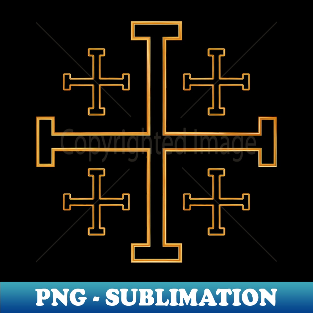 Cross of Jerusalem - High-Quality PNG Sublimation Download - | Inspire ...