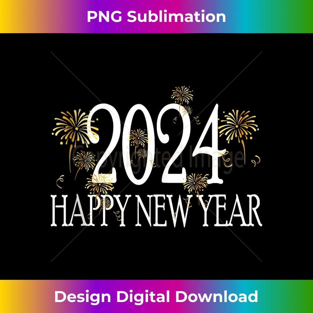 New Years Eve Party 2024 Happy New Year 2024 Tank - Sleek Su - Inspire ...