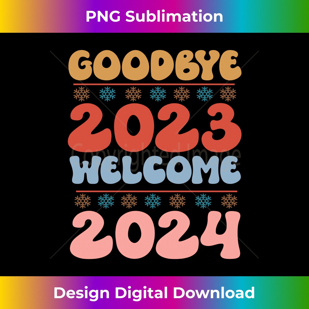 Happy New Year 2024 Goodbye 2023 Hello 2024 Long Slee - Clas - Inspire ...