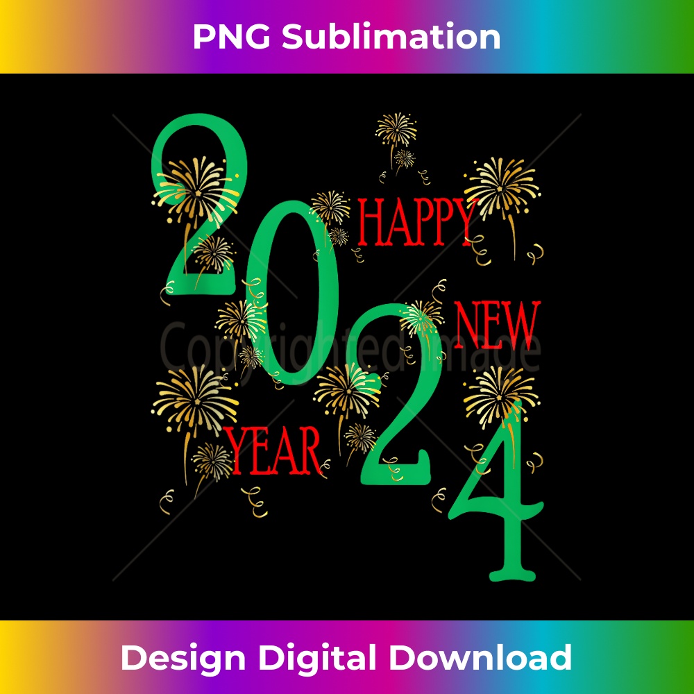 New Years Eve Party 2024 Happy New Year 2024 Tank T - Bespok - Inspire ...