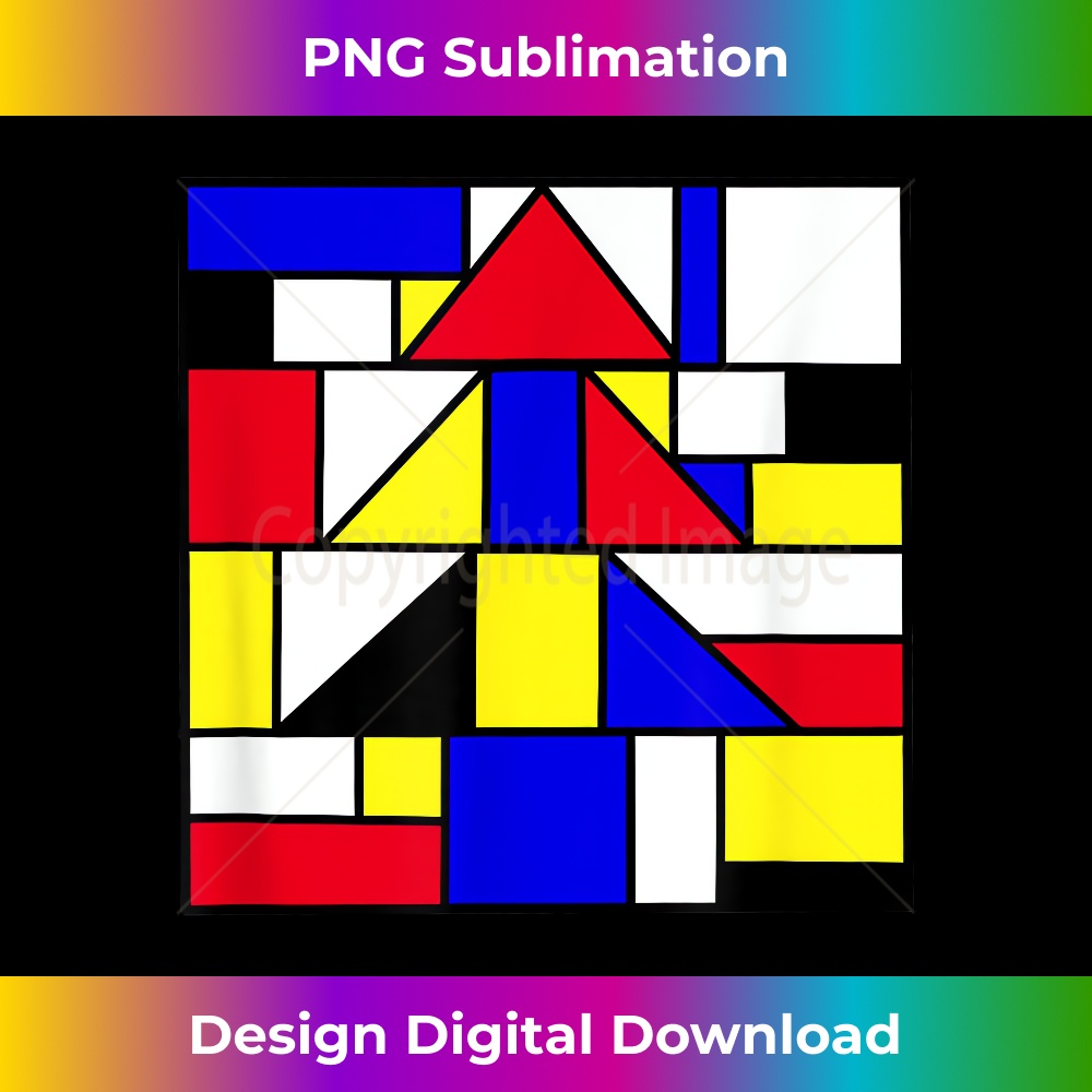Mondrian inspired abstract primary colors geometr - Urban Su - Inspire ...