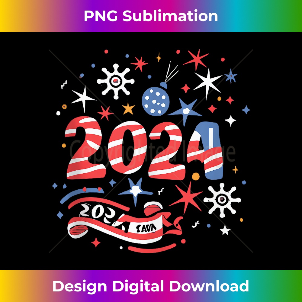2024 Happy New Year 2024 USA Funny Party Family Christmas Ta | Inspire ...