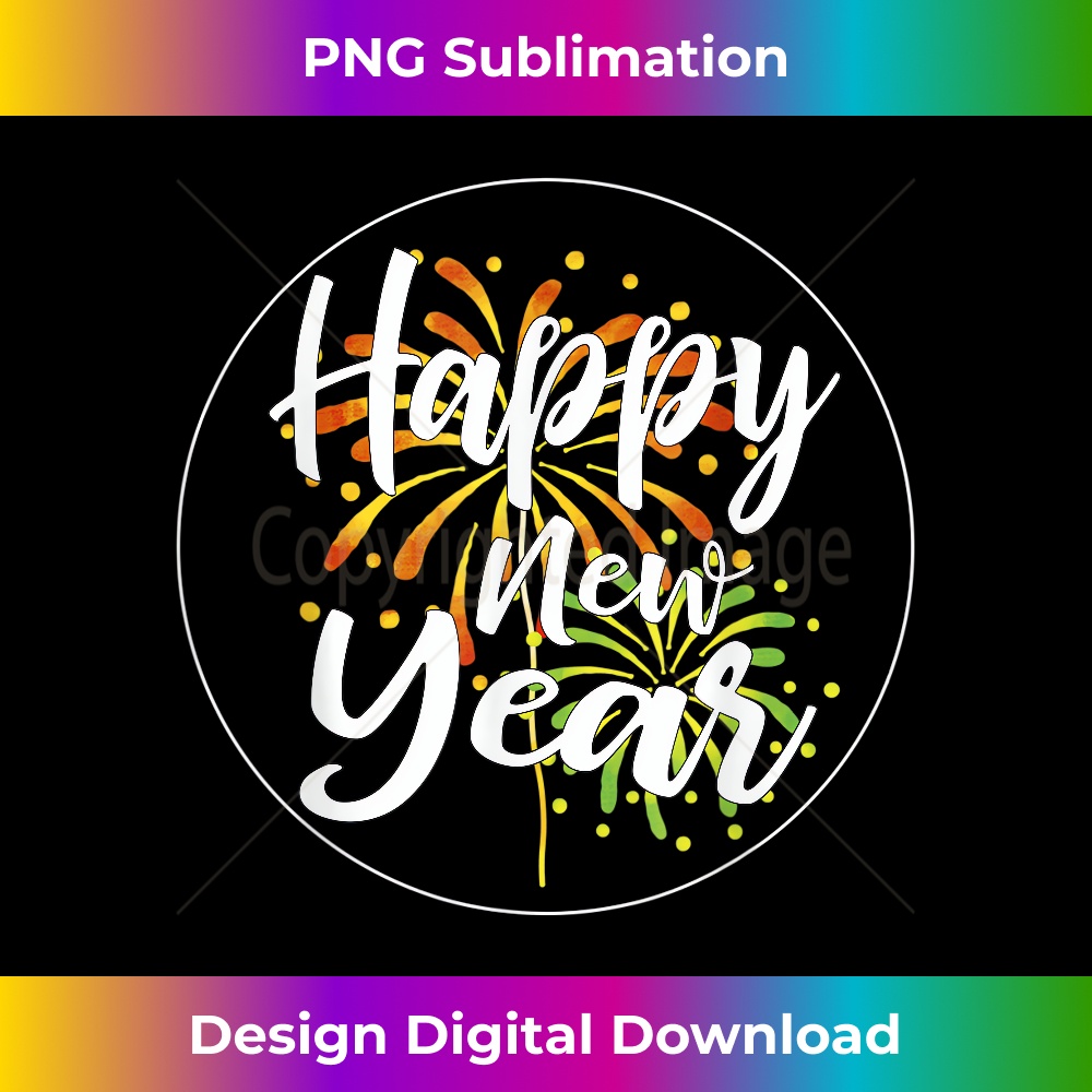 New Years Eve Distressed Fireworks Happy New Year - Urban Su - Inspire ...