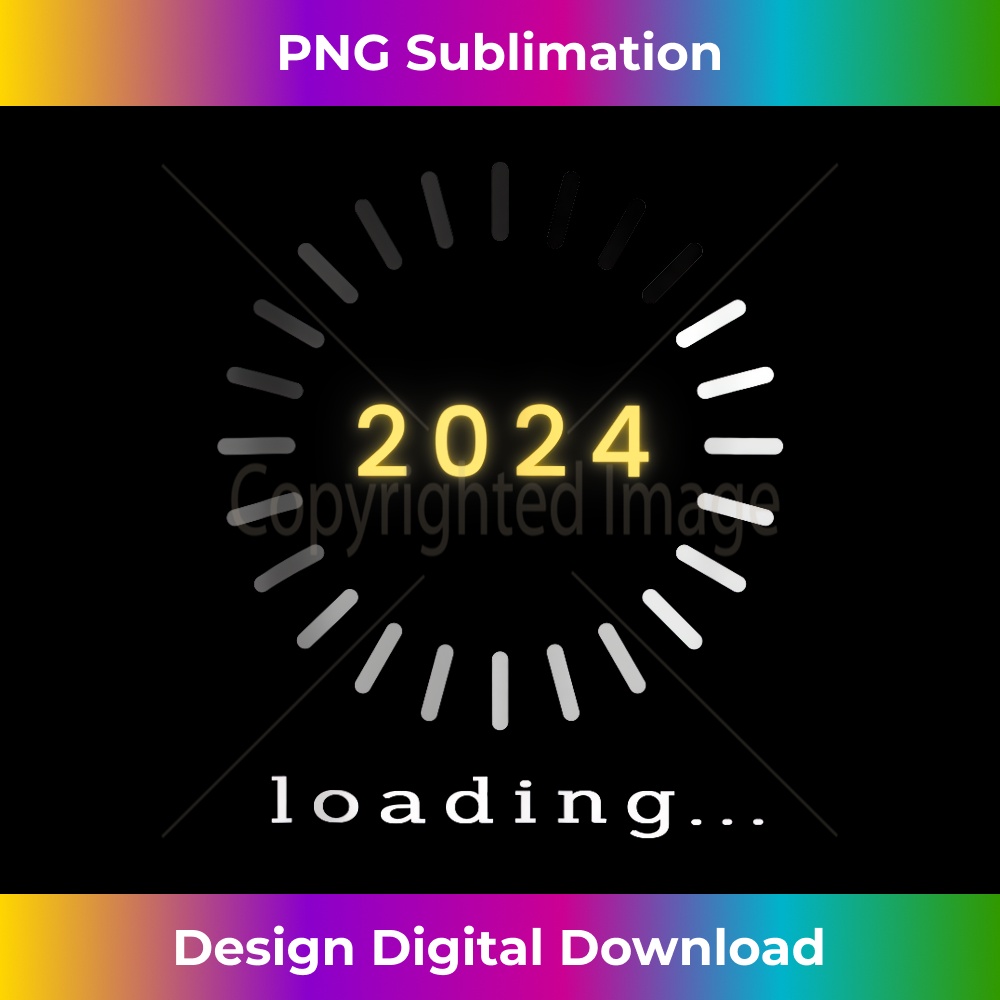 Happy New Year 2024 Loading Tank T - Sophisticated PNG Subli | Inspire ...