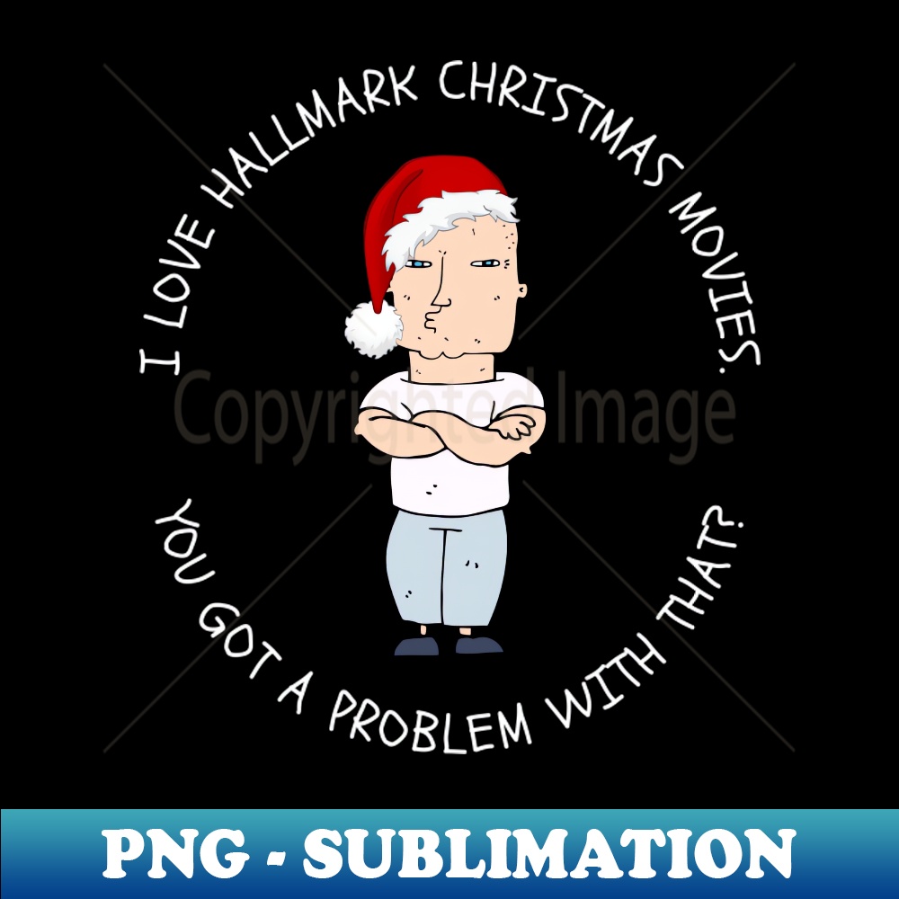 I Love Hallmark Christmas Movies Tough Guy - Aesthetic Subli | Inspire ...