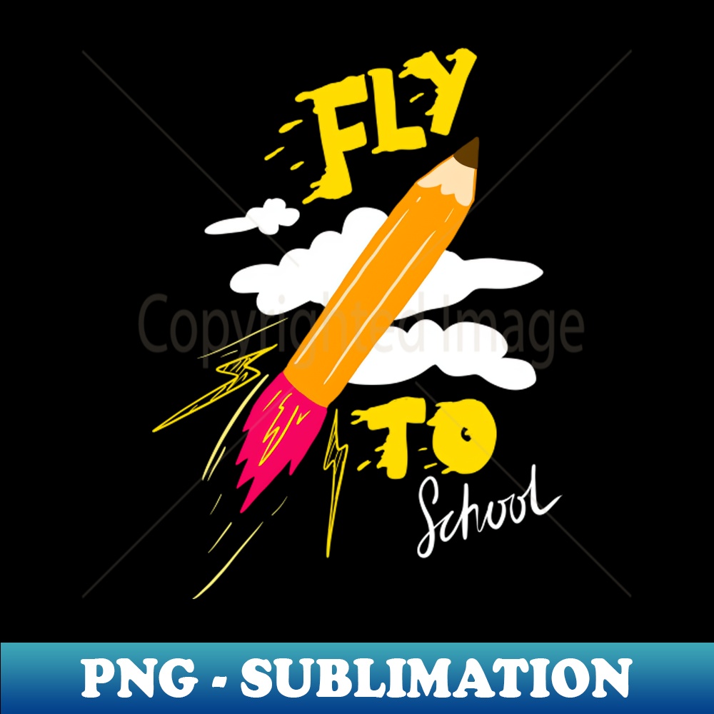 Flying Pencil - Aesthetic Sublimation Digital File - Revolut | Inspire ...